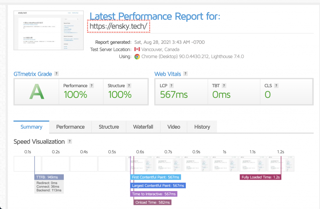 使用GTmetrix对网站做测速分析 – ensky的跨境笔记