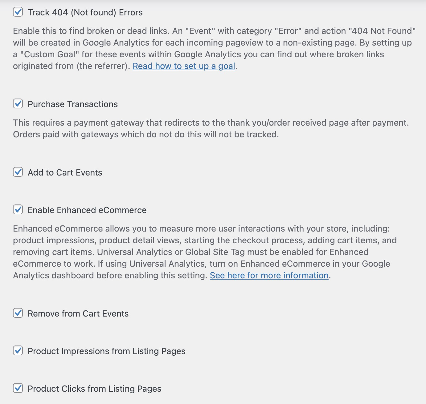 WooCommerce Google Analytics设置 – ensky的跨境笔记