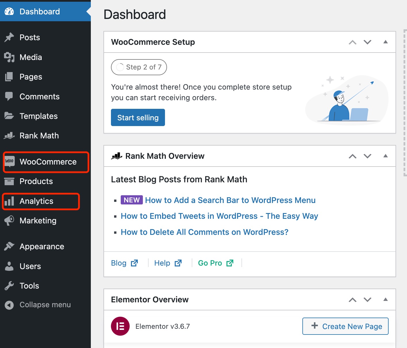 WordPress后台屏蔽掉WooCommerce与Analytics菜单 – ensky的跨境笔记