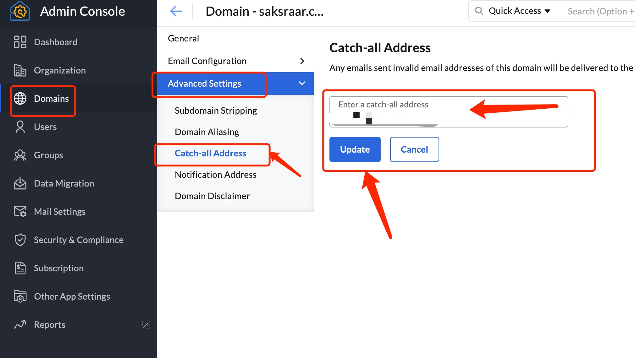 设置Zoho全收邮箱（Catch- ALL Address） – ensky的跨境笔记